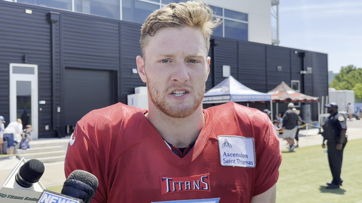 Titans rookie QB Will Levis talks about the grind of training camp ...