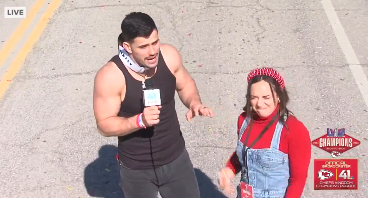 Chiefs' Drue Tranquill goes on epic rant during Super Bowl LVIII parade