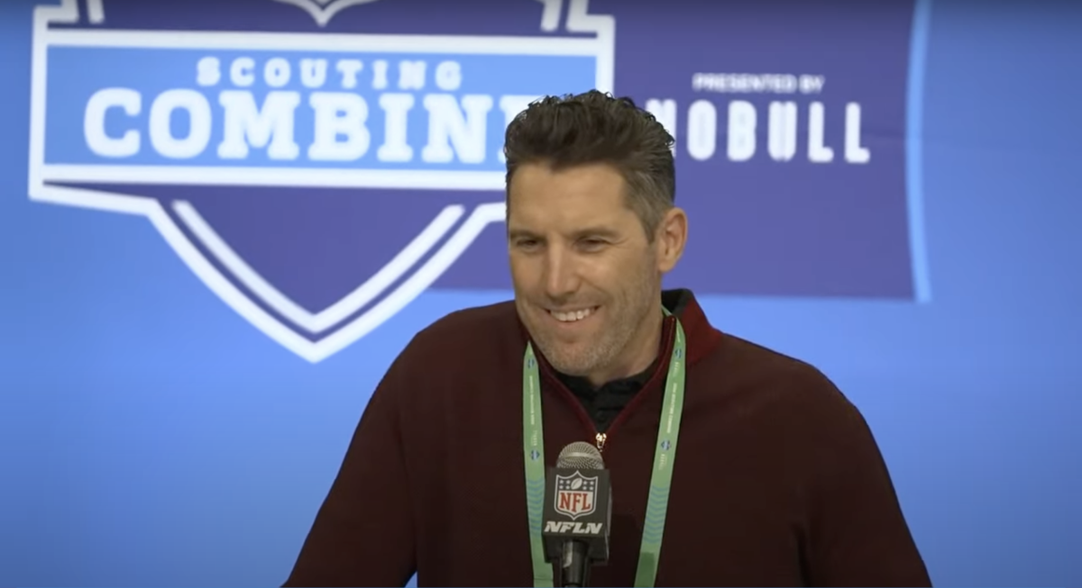 Commanders general manager Adam Peters basically confirms draft plan by ...