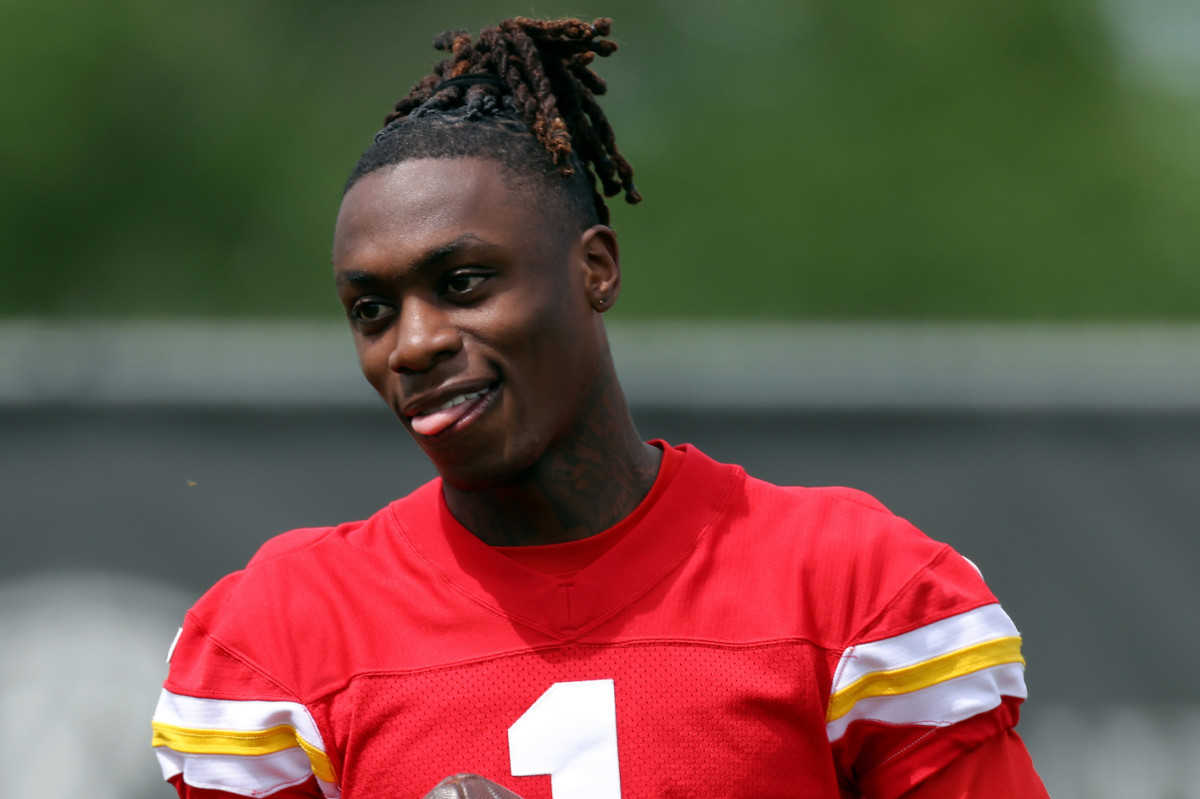 KC Chiefs rookie WR Xavier Worthy has perfect reaction to team's latest ...