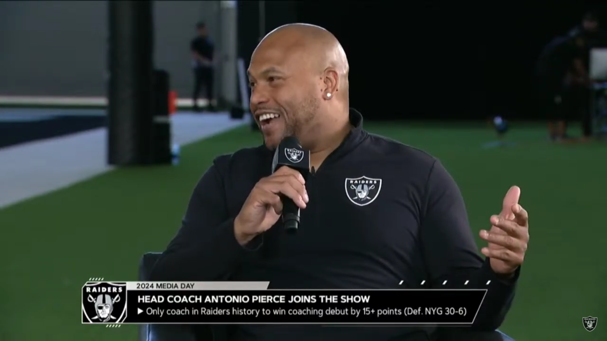 Raiders' Antonio Pierce has a message that should scare anyone in the NFL worrying about their ...