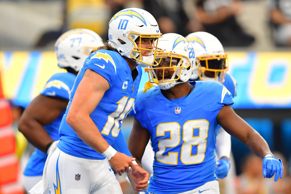 Chargers running back Isaiah Spiller listed as potential surprise cut ...