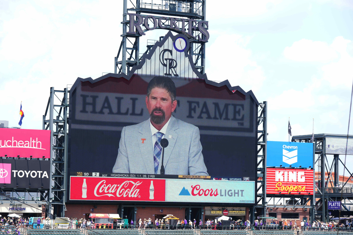 Todd Helton thanked former Tennessee football coach during Hall of Fame ...