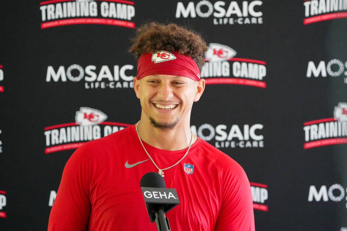 Patrick Mahomes is obviously very happy about the recent news the ...