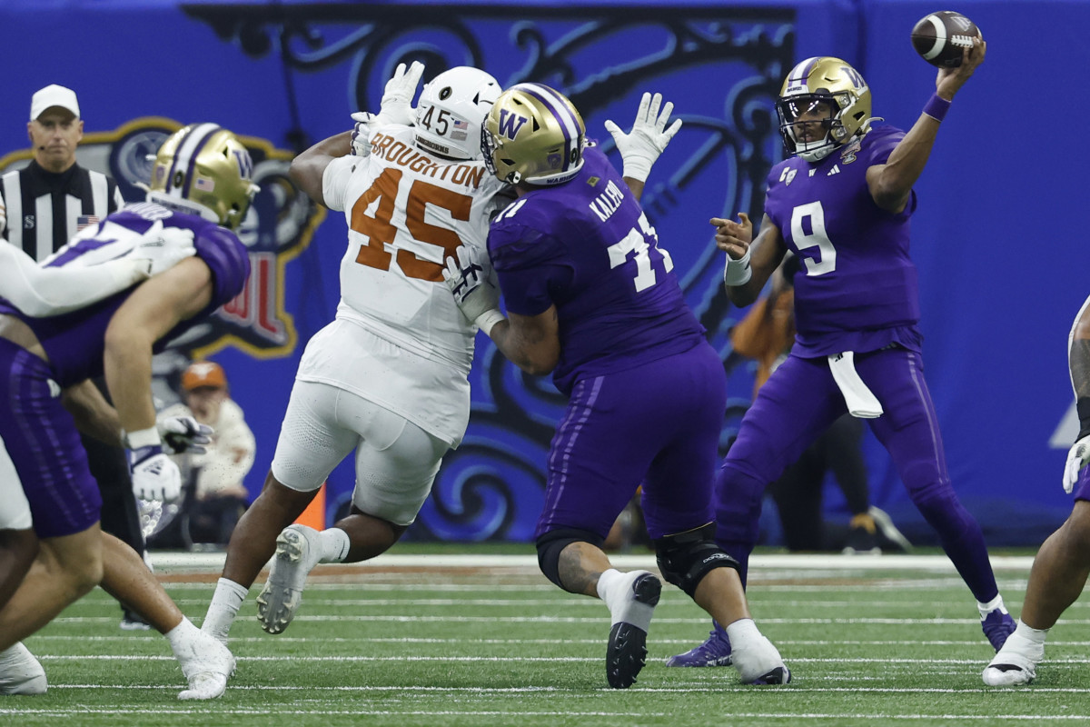Texas Longhorns defensive linemen focused on tackling just about everything, from running backs ...