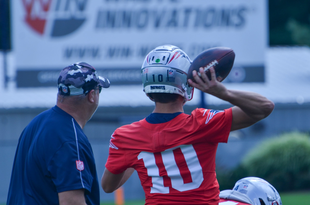 Patriots QB Drake Maye has candid reaction to rumors surrounding Jerod ...