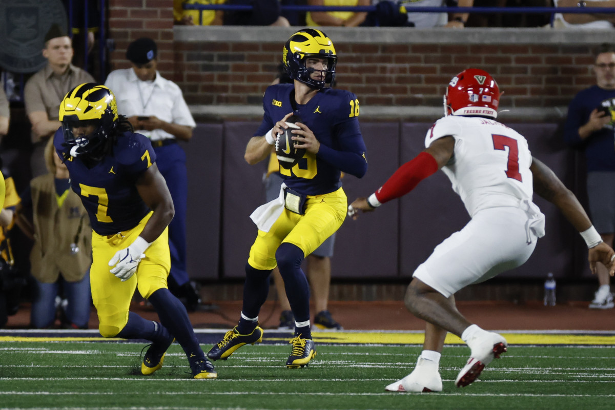 Sherrone Moore: Davis Warren Will Be Starter, But Alex Orji's Role ...