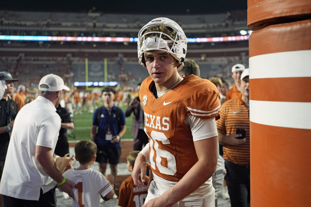 Arch Manning talks about his five TDs for Texas football: It ‘felt good ...