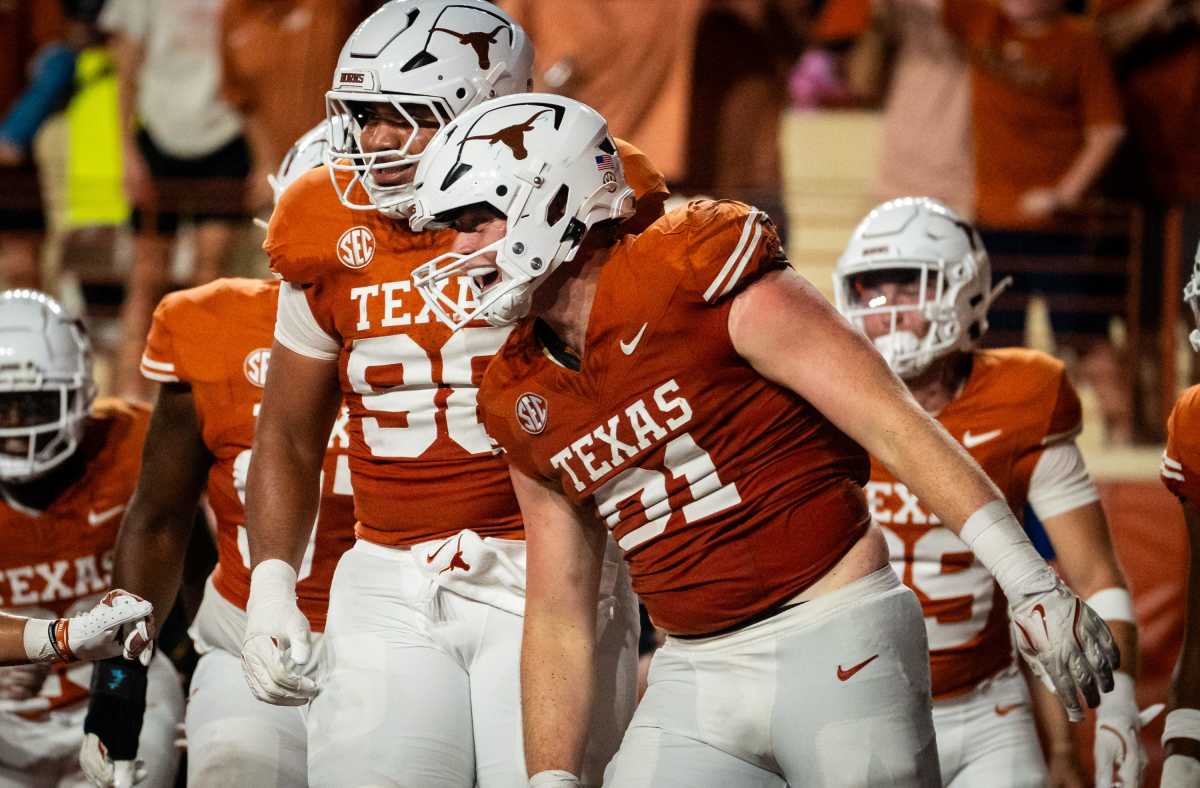 Ethan Burke’s pick-six belly flop a sure sign the Texas Longhorns ...