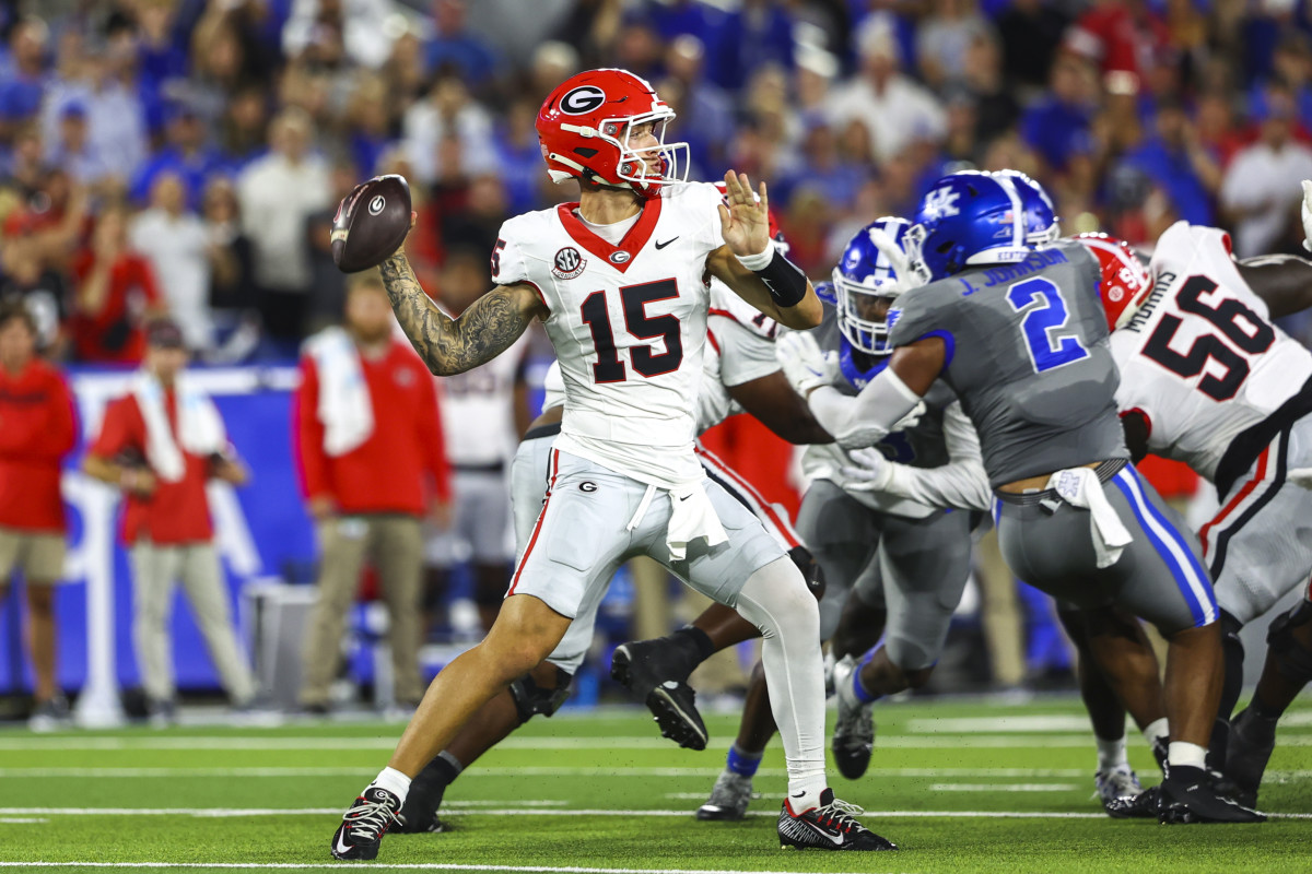 Georgia QB Carson Beck receives highest compliments from Alabama coach ...