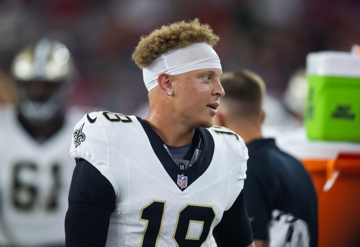 Saints waste no time deciding QB battle between Spencer Rattler and ... Saints waste no time deciding QB battle between Spencer Rattler and ...