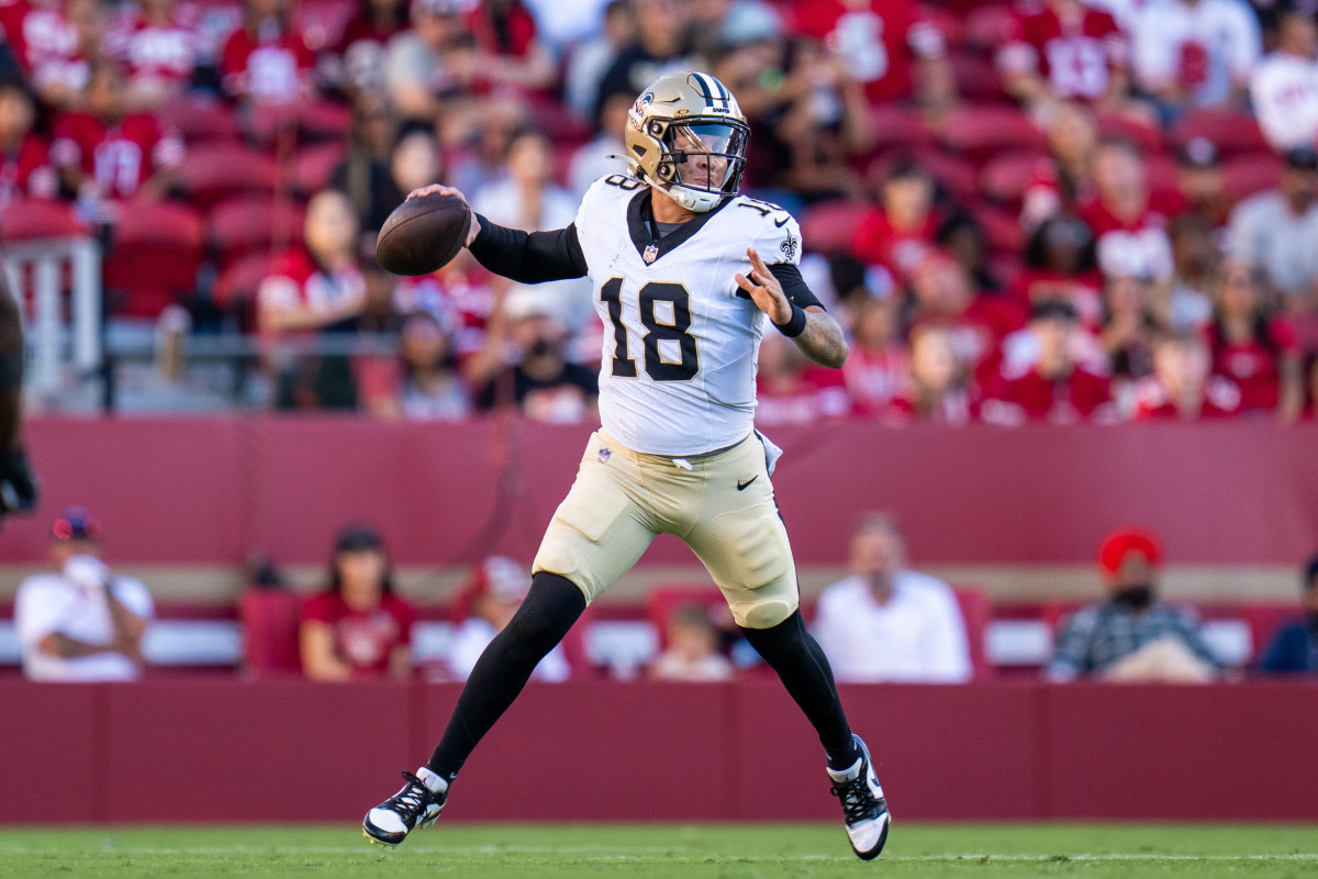 Saints legend reached out to Spencer Rattler after he was named ...