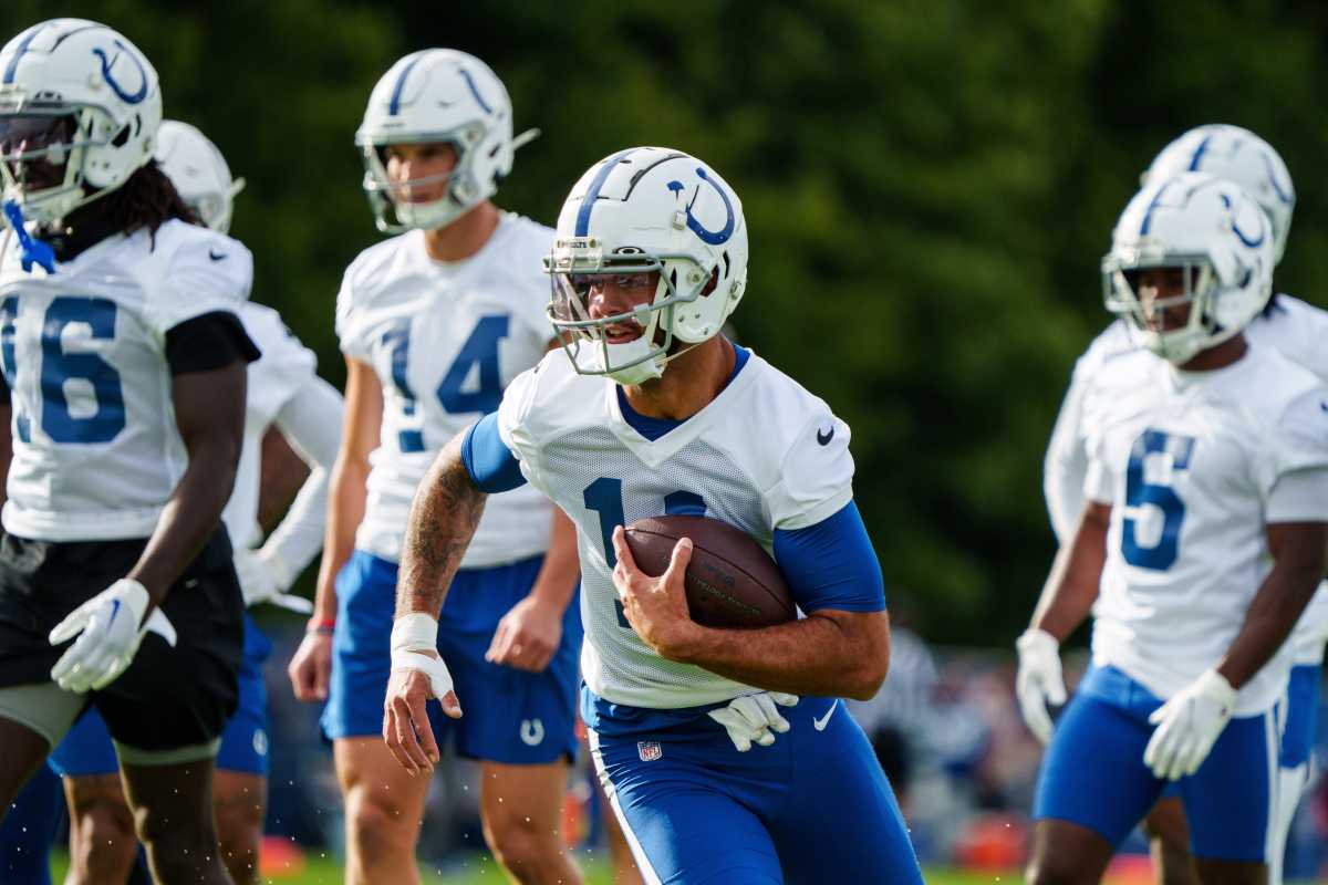 Will the Indianapolis Colts only suit up 4 WRS on Sunday?