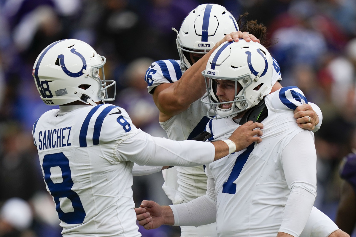 Indianapolis Colts steal a win in OT over the Baltimore Ravens to move ...