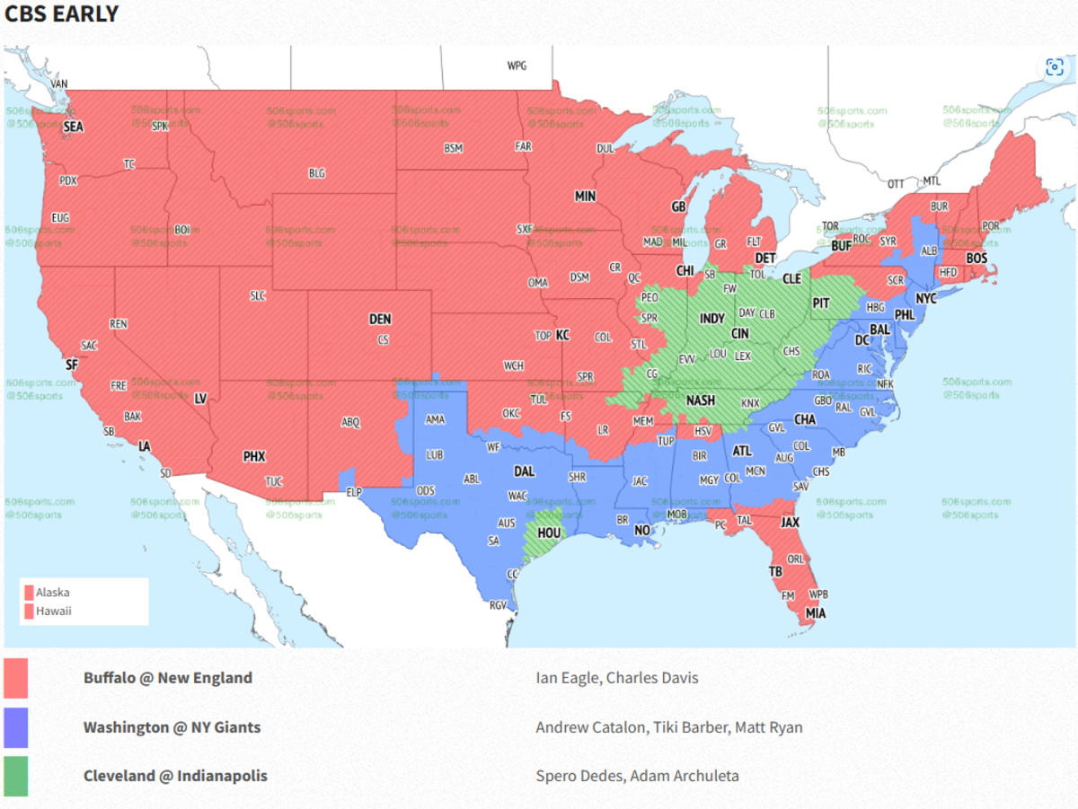 Bills vs. Patriots broadcast map: Will you be able to watch on TV?
