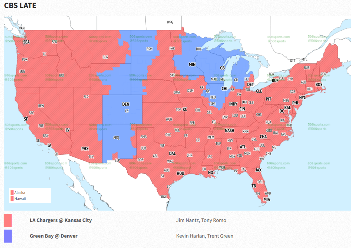 Broncos vs. Packers broadcast map: Will you be able to watch on TV?
