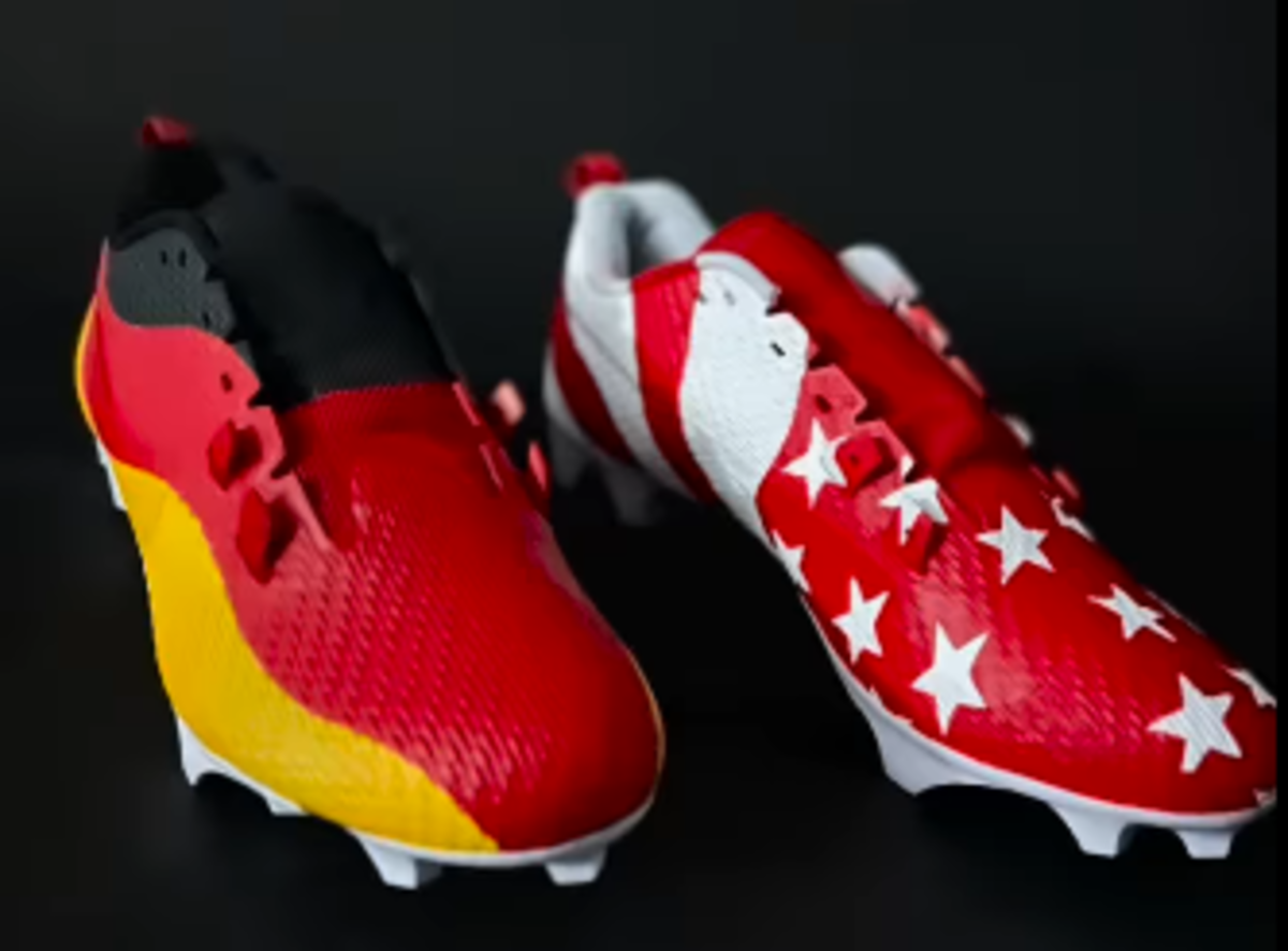 Chiefs' Rashee Rice reveals custom cleats for Week 9 game in Germany