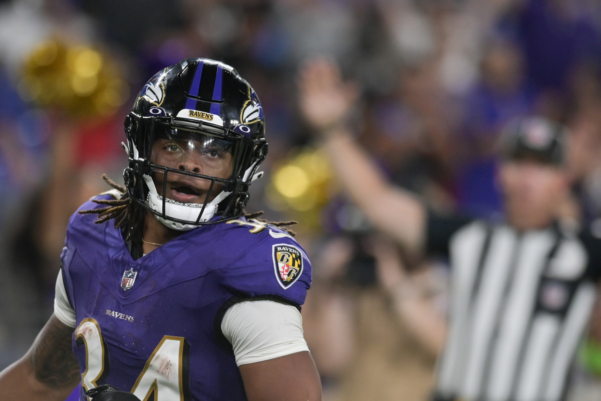 Ravens rookie Keaton Mitchell makes it look easy with 40-yard TD run vs ...