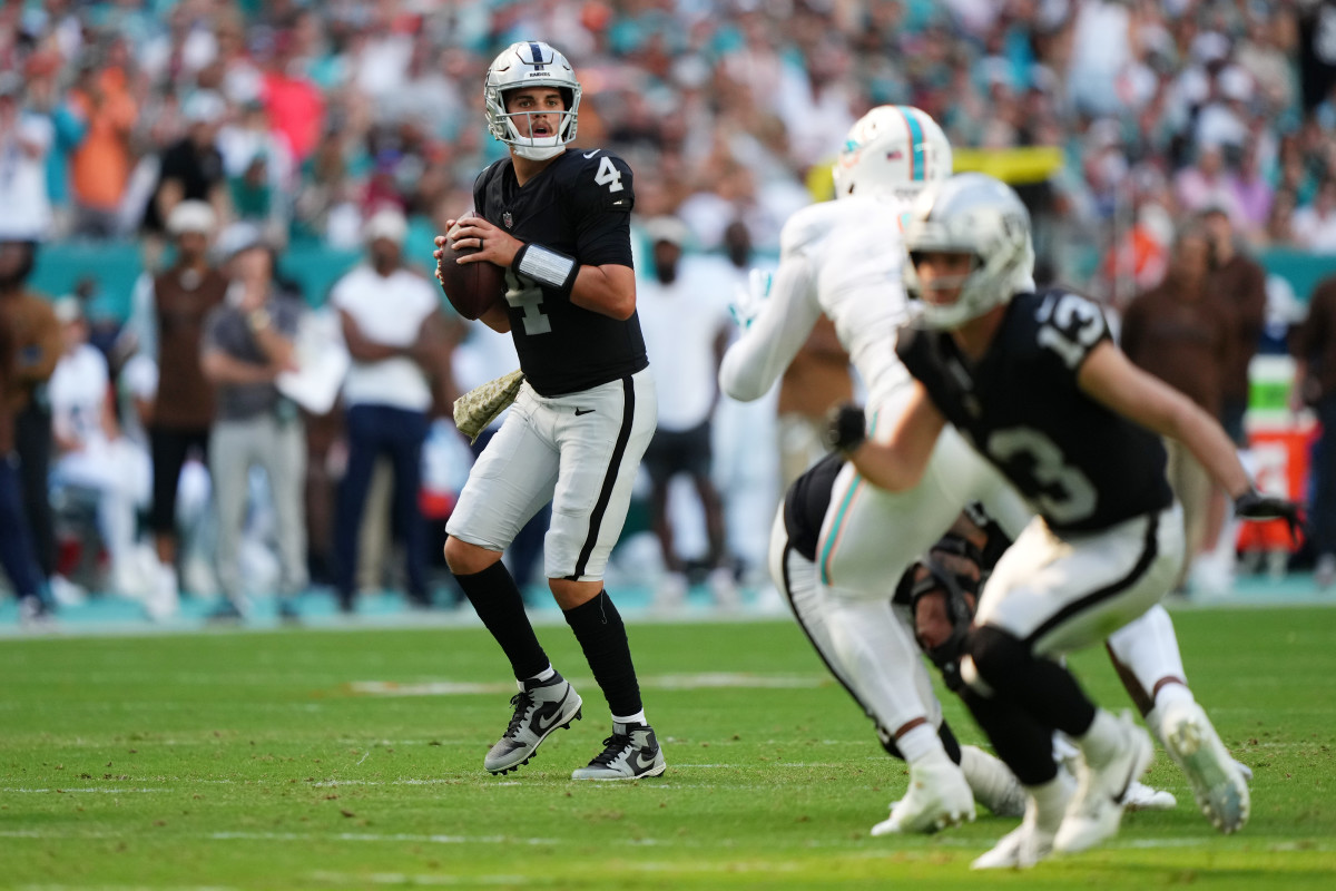 Raiders loss to the Dolphins may have opened up Aidan O'Connell's eyes