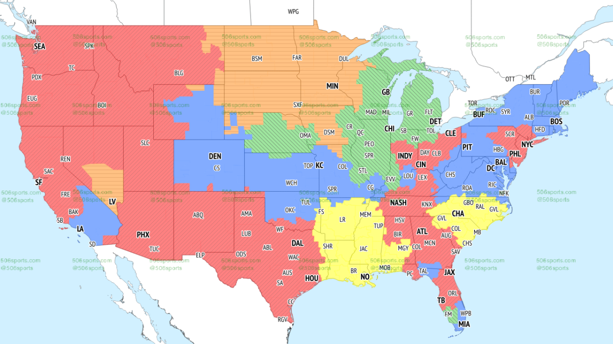 Bears vs. Lions broadcast map Week 14: Will you be able to watch on TV?