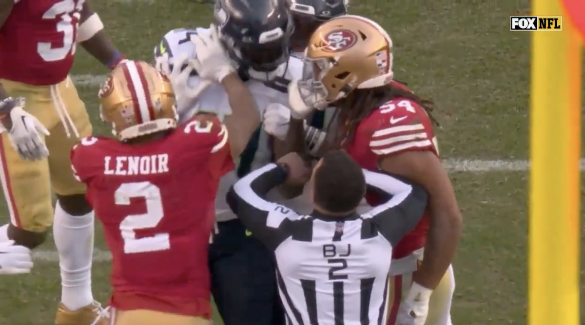 49ers' Deommodore Lenoir and Seahawks' DK Metcalf ejected after fight