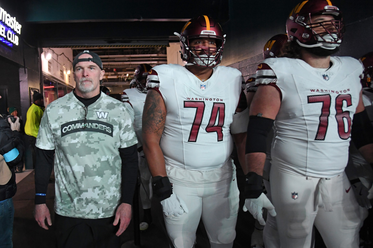 It sounds like the Commanders' key position change is working well so ...