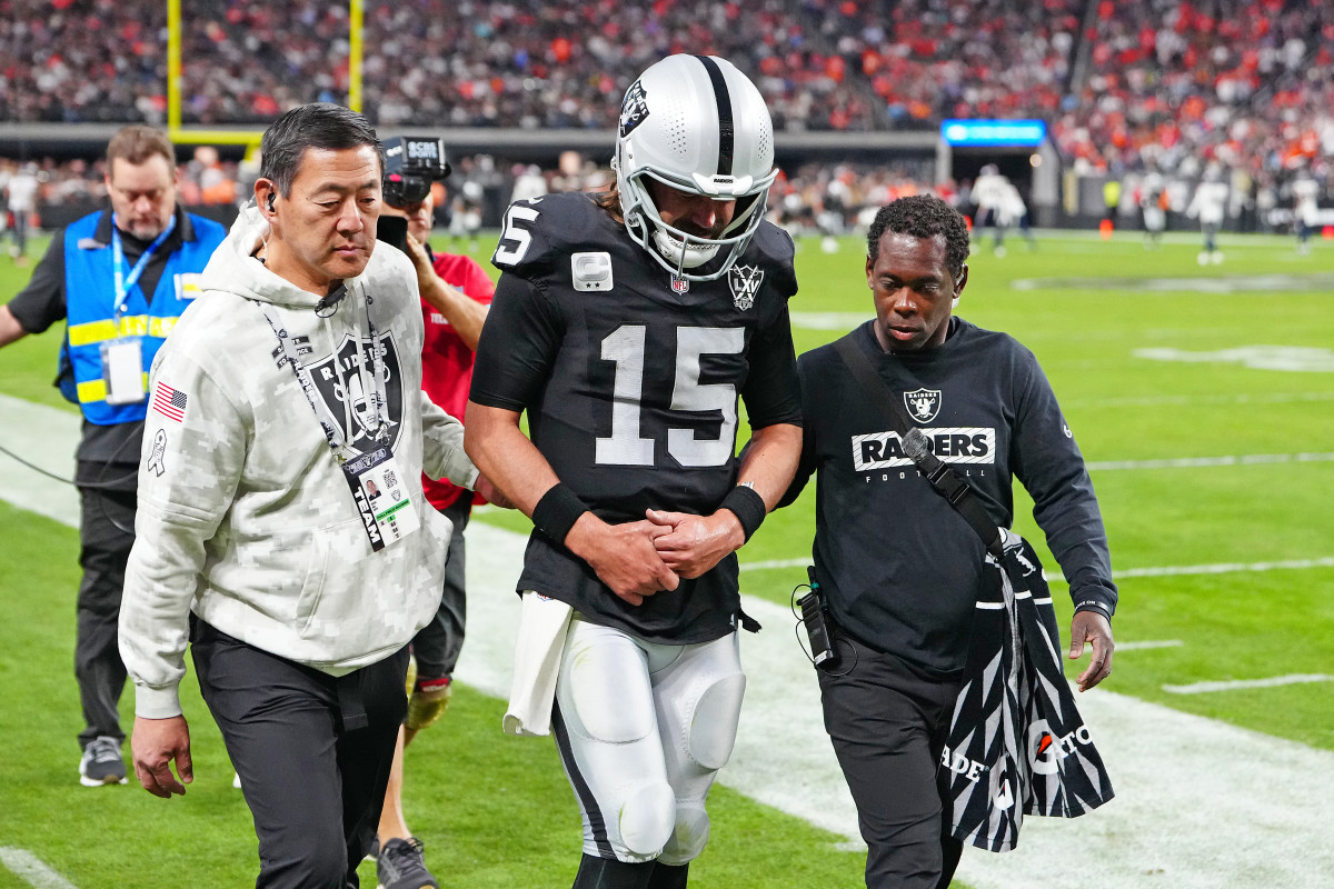 Las Vegas Raiders will now be looking for a quarterback again during ...
