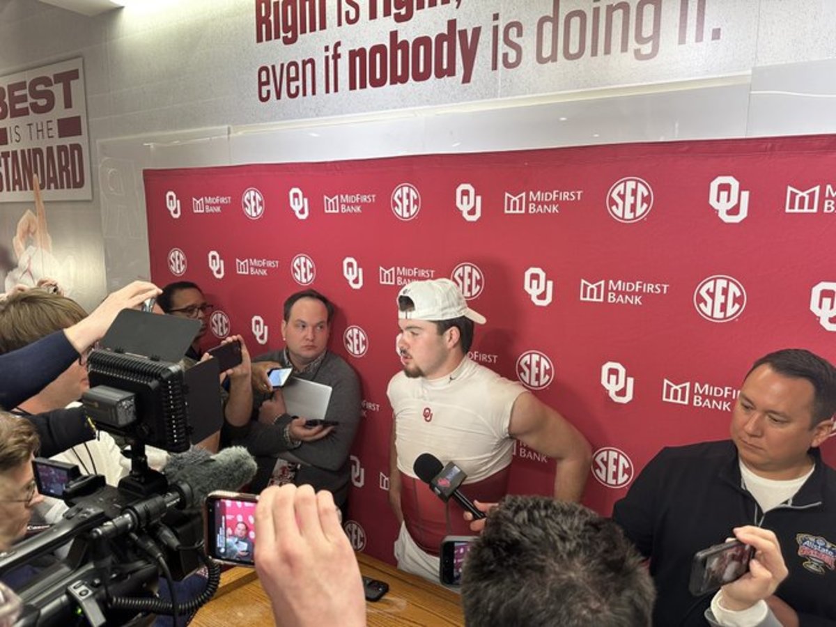 Oklahoma Sooners quarterback Jackson Arnold is letting everyone know ...