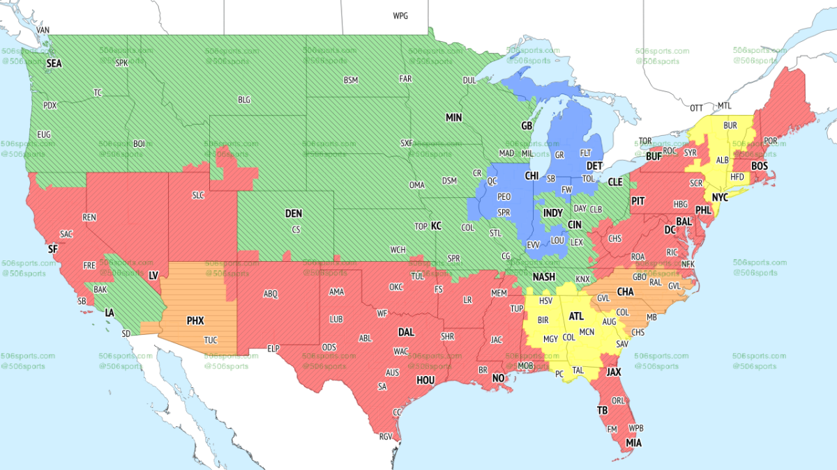 Philadelphia Eagles vs Washington Commanders Week 16 Broadcast Map ...