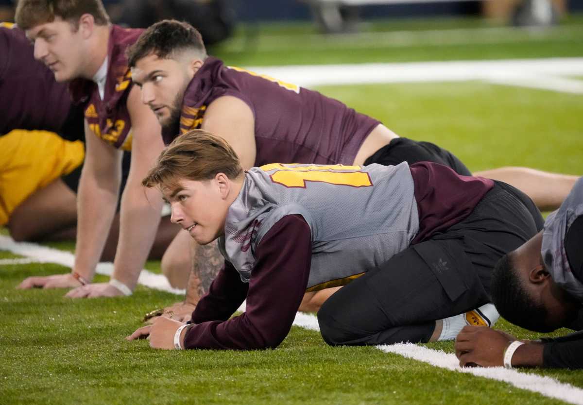 Arizona State’s Sam Leavitt doesn’t mind Peach Bowl stir he created ...