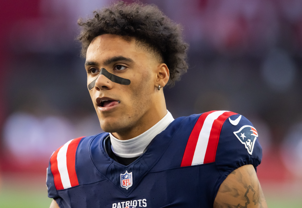 Patriots CB Christian Gonzalez has simple but perfect reaction to being ...