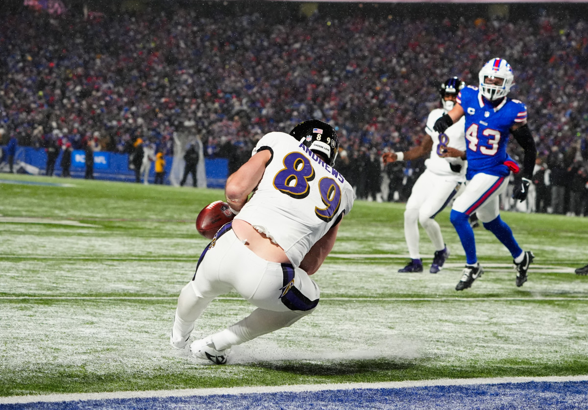 Ravens' social media team accidentally jinxed Mark Andrews before the first play of loss against ...