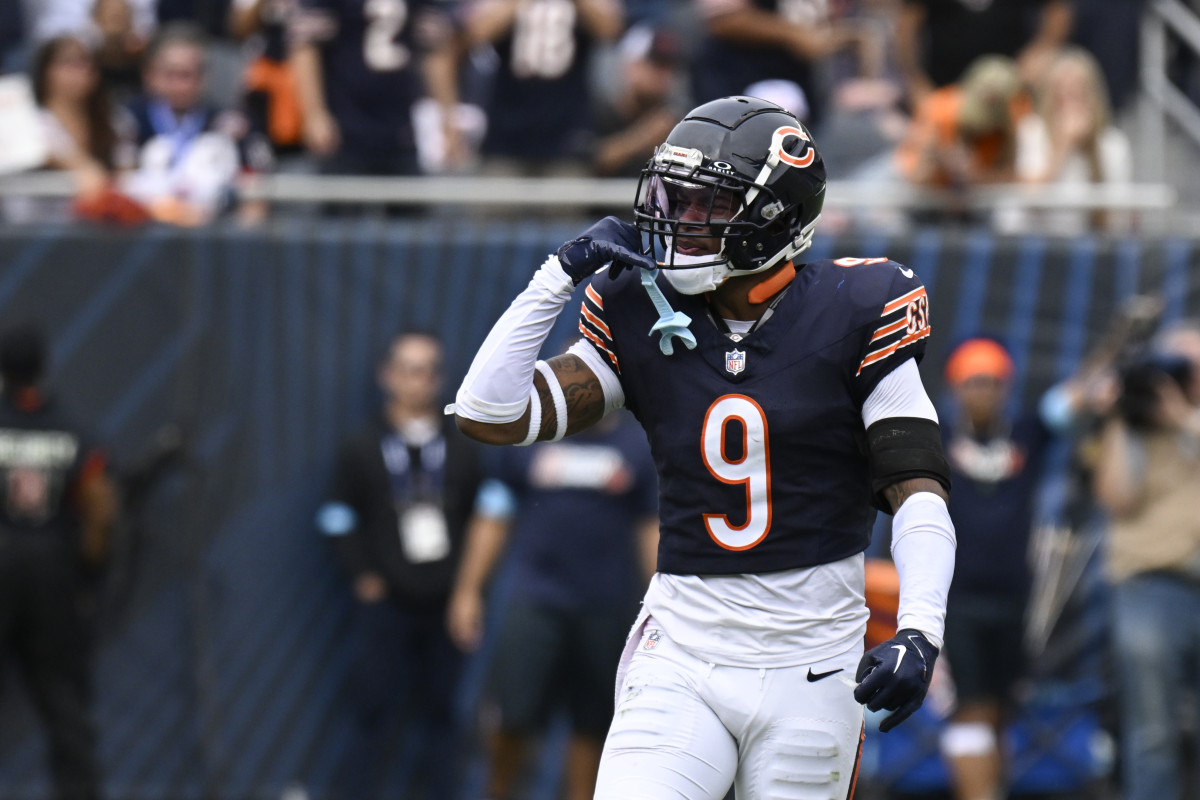 Bears' safety Jaquan Brisker is already shooting his shot toward the ...