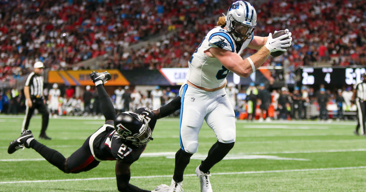 Carolina Panthers release TE Hayden Hurst, 1 year after signing a 3 ...
