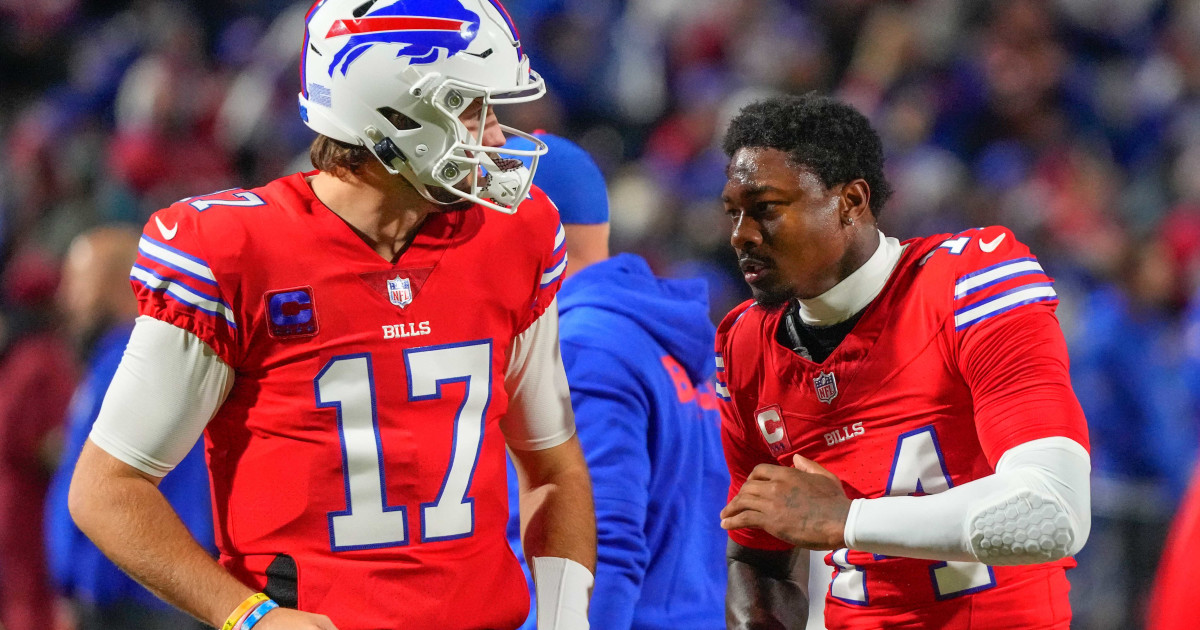 Buffalo Bills quarterback Josh Allen and Stefon Diggs reportedly had disagreement after Week 1 ...