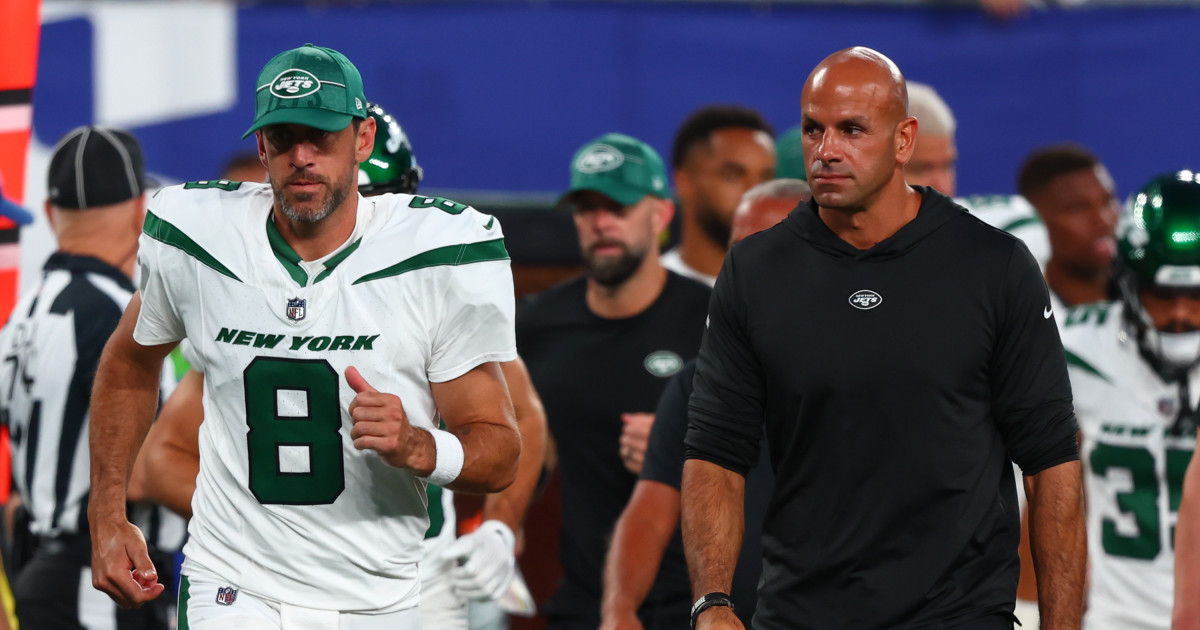 Aaron Rodgers reportedly questioned Jets HC Robert Saleh's wording ...