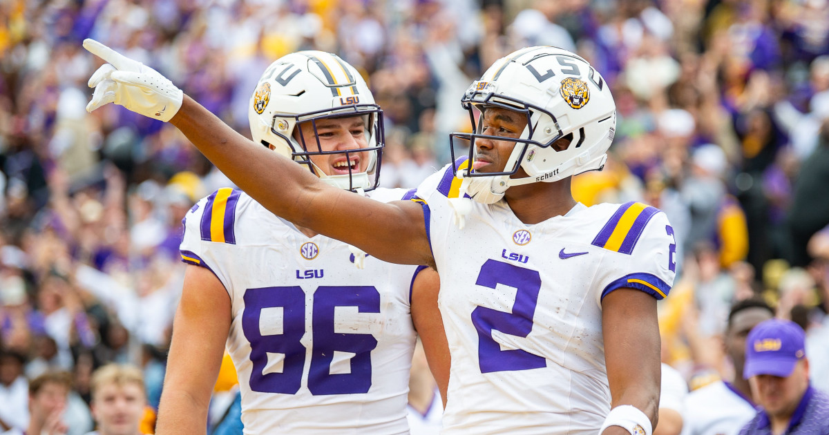 LSU Tigers wide receivers look like they could be key to 2024 college ...