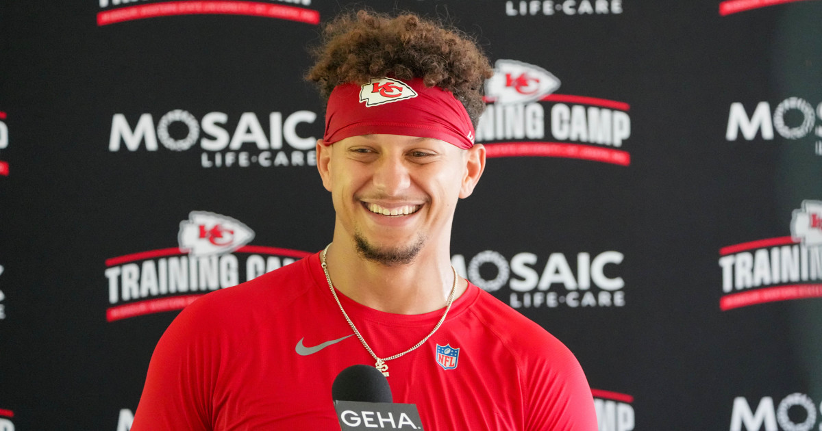 Patrick Mahomes is obviously very happy about the recent news the ...