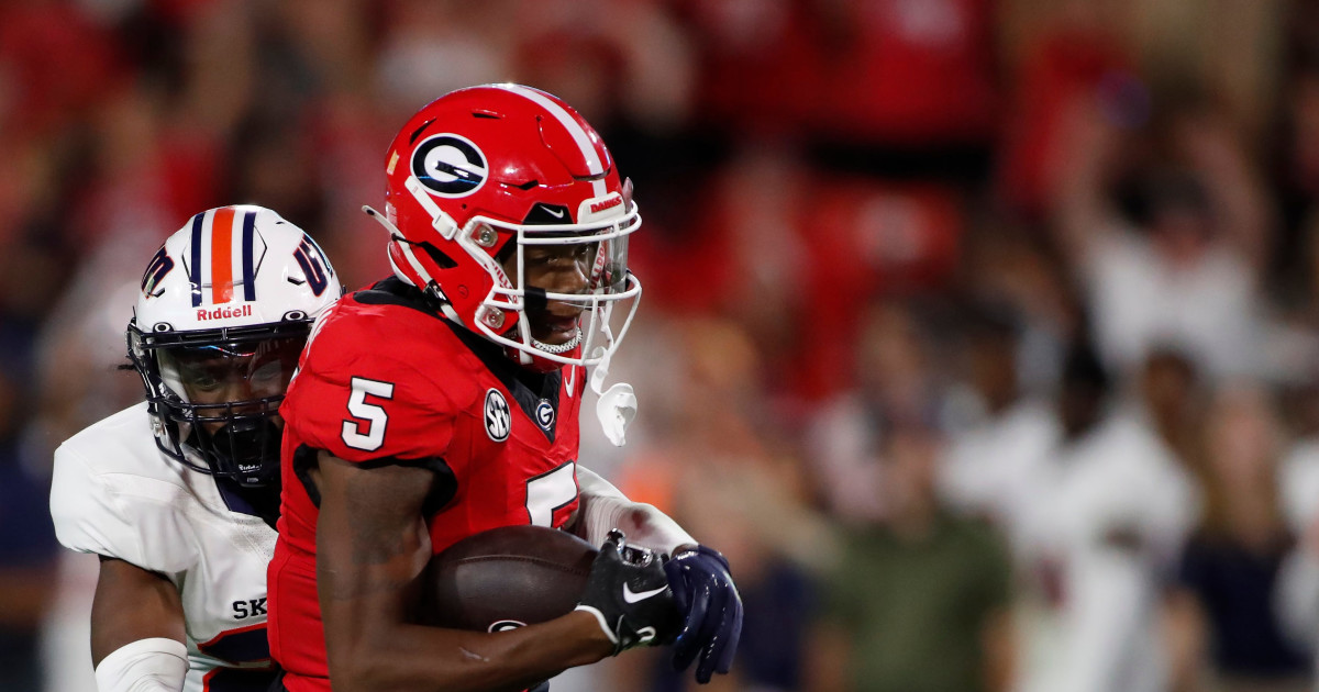 Georgia football dismisses WR Rara Thomas following recent arrest - A ...