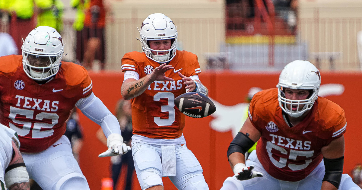 Texas HC Steve Sarkisian makes final decision on QBs Quinn Ewers, Arch Manning vs. Mississippi ...