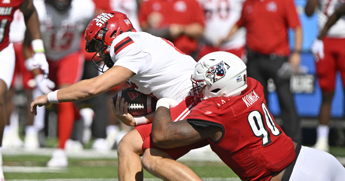 Louisville defensive lineman Rene Konga puts himself firmly on the 2025 ...