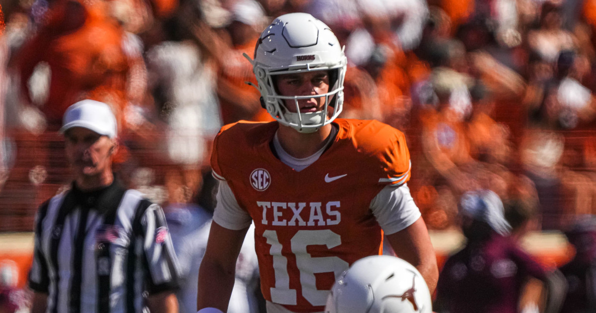 Steve Sarkisian was ‘ripping his ass’ but QB Arch Manning’s steady day ...