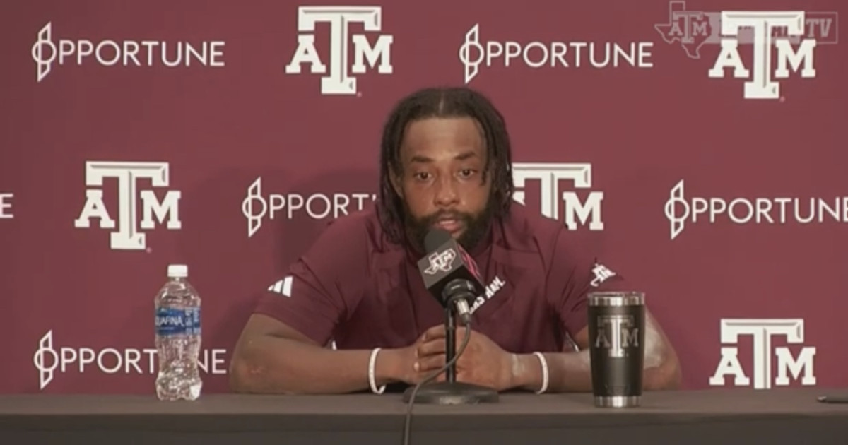 Texas A&M WR says Aggies need to be 'angry' going into game against ...