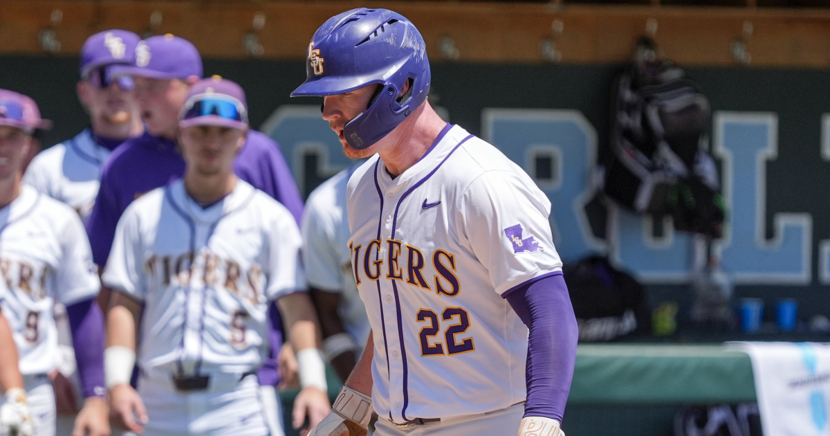 LSU's Jared Jones reveals what he said to umpire after hitting walk-off ...