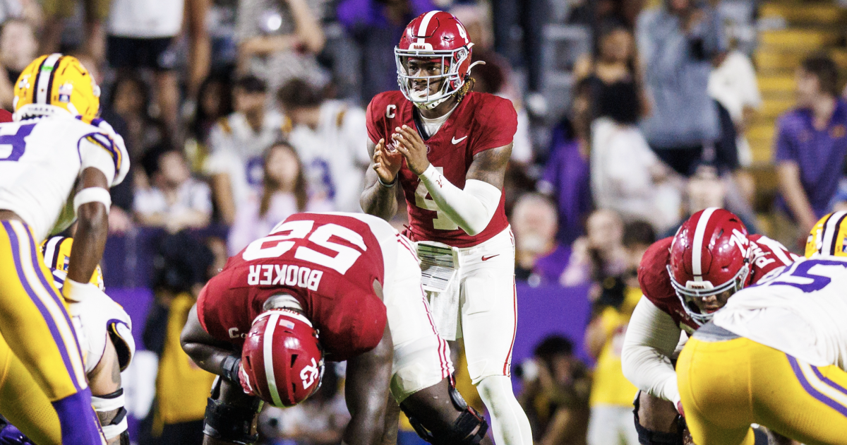 Steve Spurrier hits Alabama Crimson Tide QB Jalen Milroe with a ...