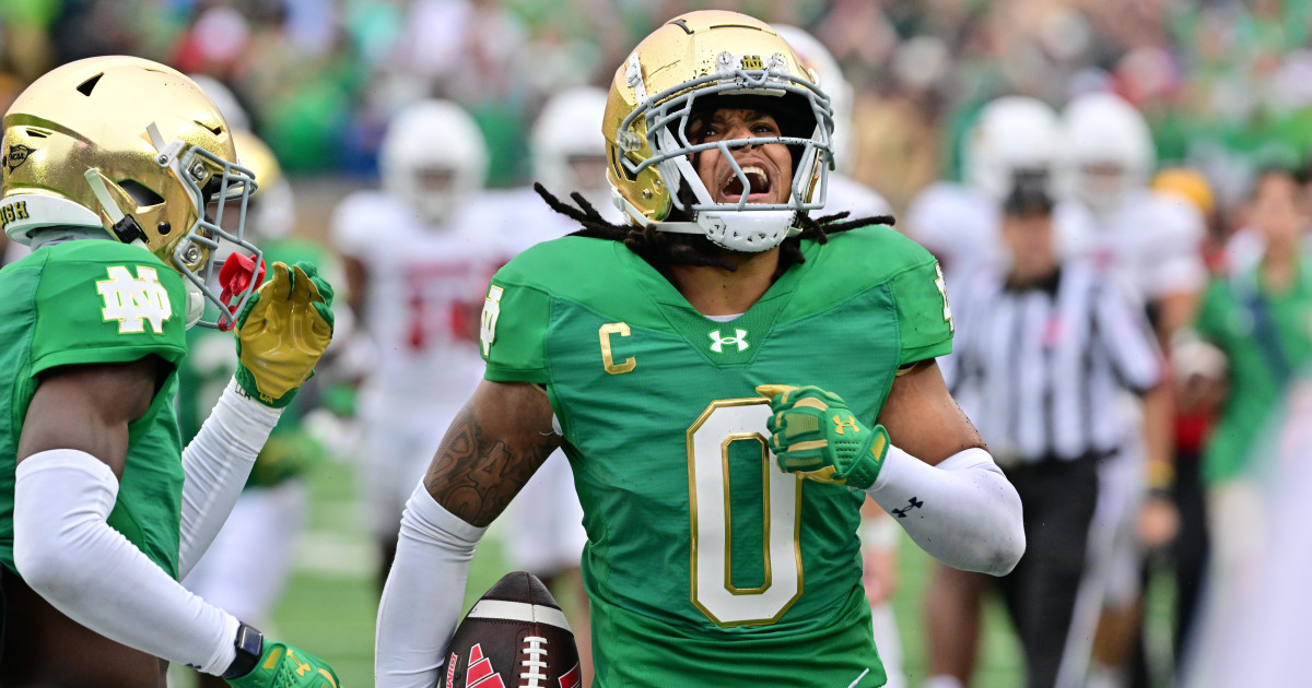 Notre Dame DB Xavier Watts 2025 Draft Profile - A to Z Sports