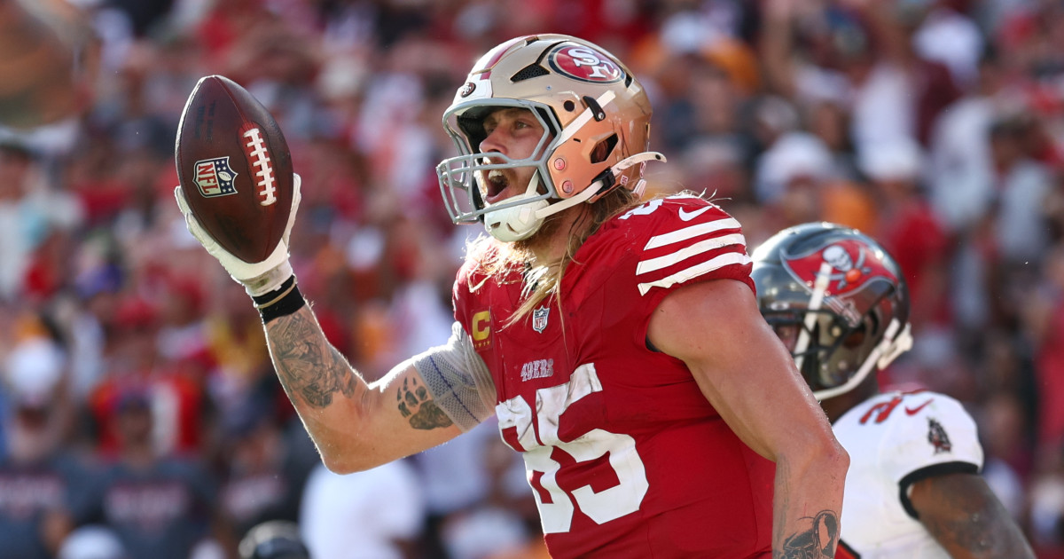 George Kittle offers 49ers renewed hope for key Packers clash with ...