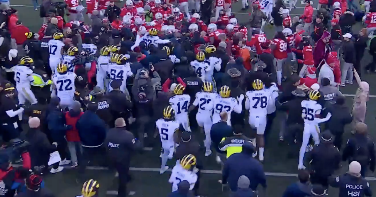 Fight breaks out after Michigan-Ohio State game that results in players ...