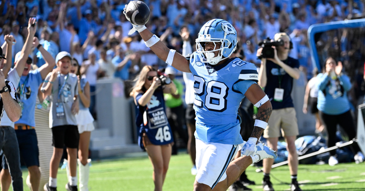 North Carolina RB Omarion Hampton 2025 NFL Draft Profile - A to Z Sports