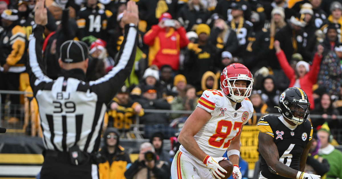 Tony Gonzalez passes the torch with classy response to Chiefs TE Travis Kelce's record touchdown ...